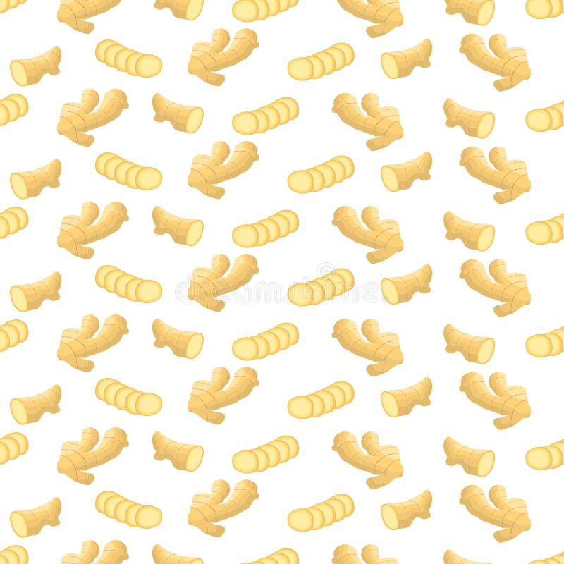 Illustration on Theme Big Colored Seamless Ginger Pattern Stock Vector ...