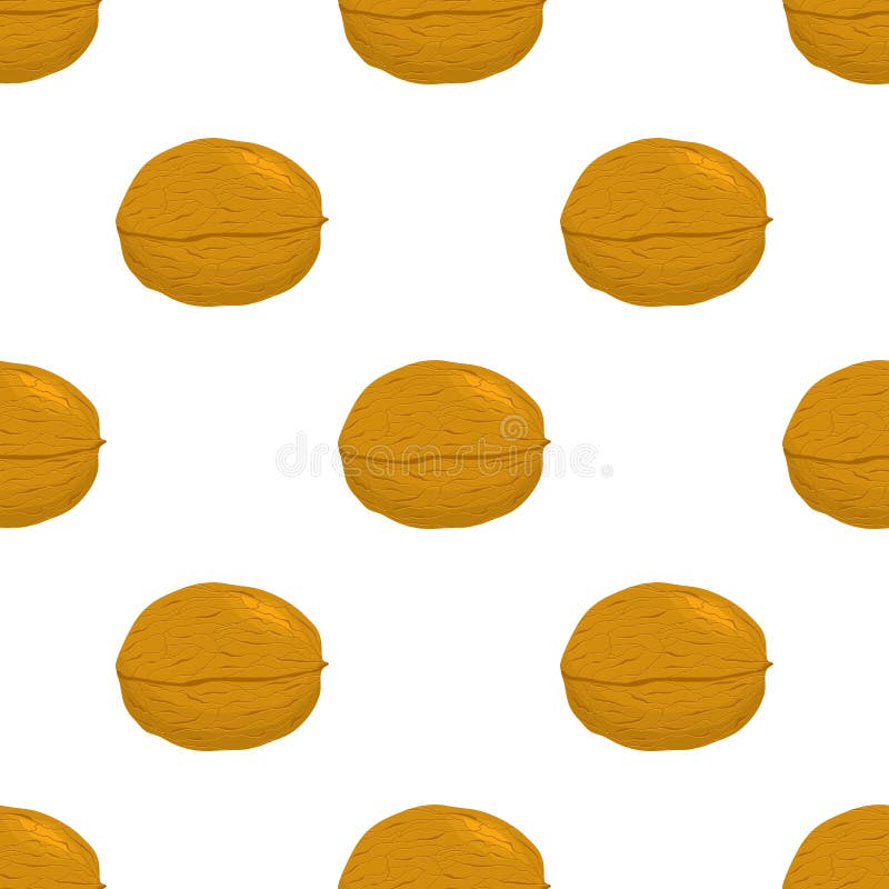 Illustration on Theme Big Pattern Identical Types Walnut Stock Vector ...