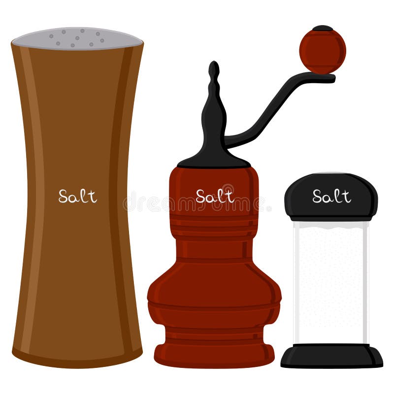 Different Types Salt Stock Illustrations – 73 Different Types Salt ...
