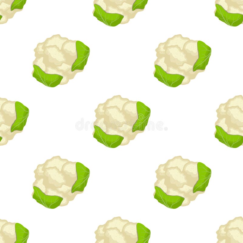 Pattern with cabbage stock vector. Illustration of seamless - 122943498