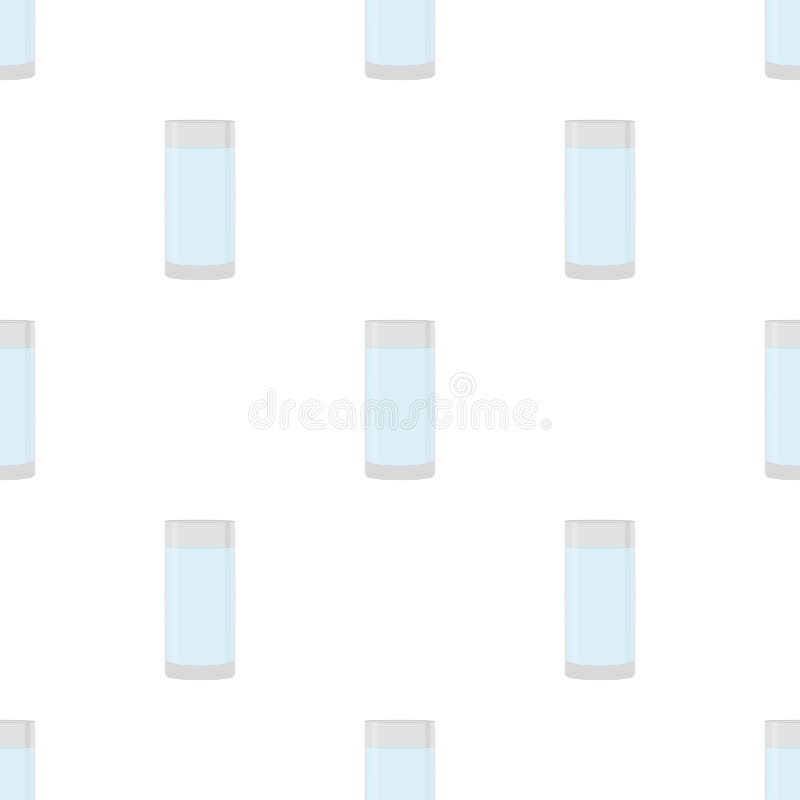 Illustration on Theme Colored Set Identical Types Glass Cups Stock ...