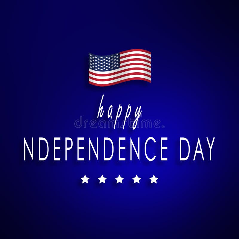 Illustration on the Theme of Independence Day in the Colors of the ...