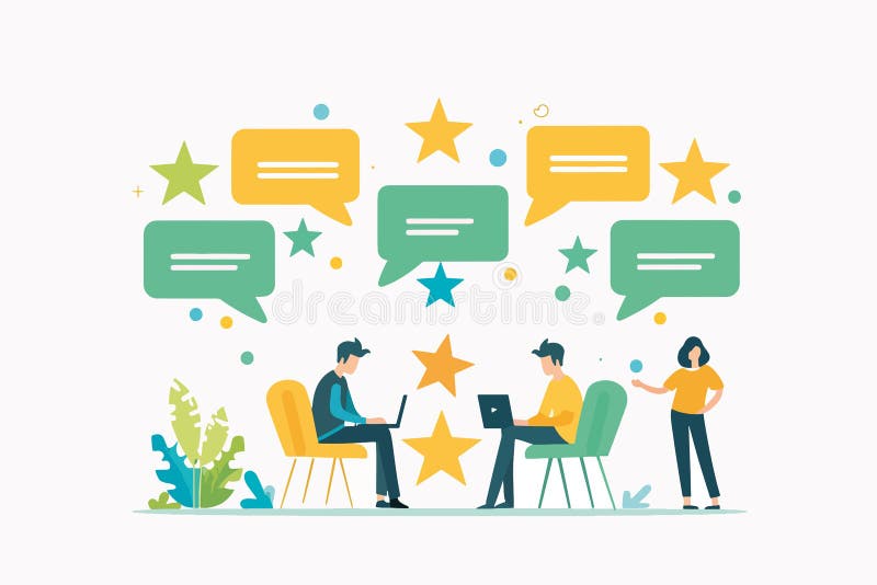 Three People Teamwork Concept Stock Illustrations – 5,723 Three People ...