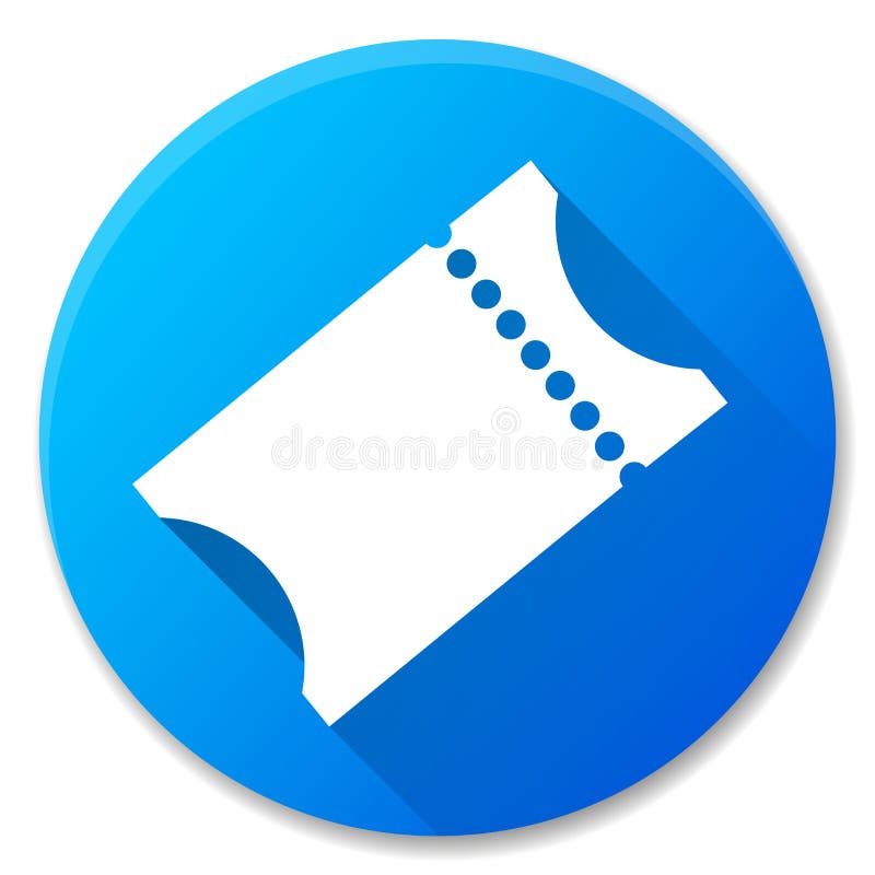 E-ticket in blue stock illustration. Illustration of holidays - 14366981