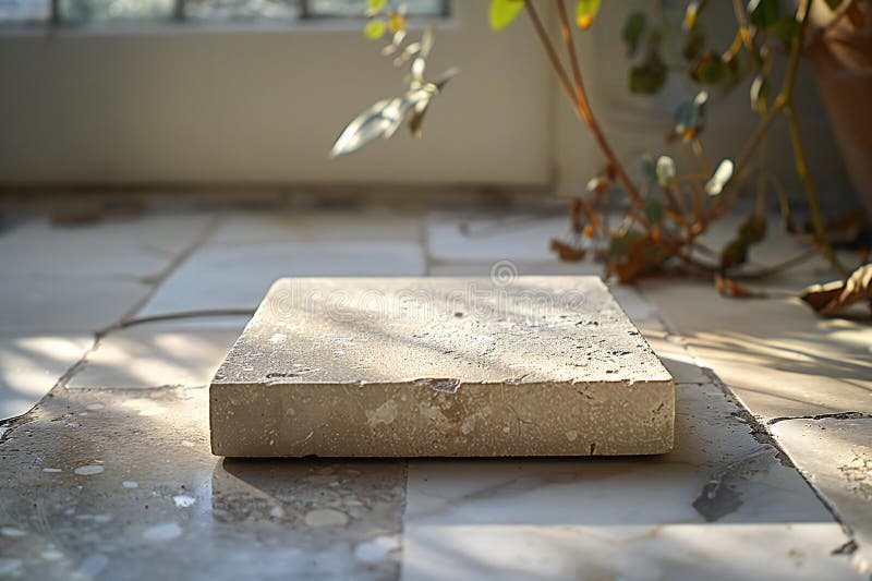 Illustration of Tile in a Beige Color Sitting on Top of the Floor Stock ...