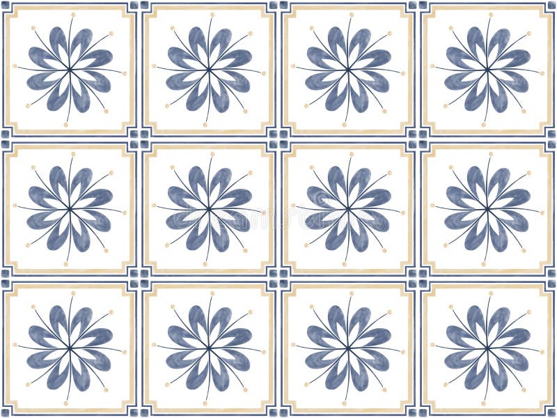 Illustration of Tiles Textured Pattern Stock Illustration ...