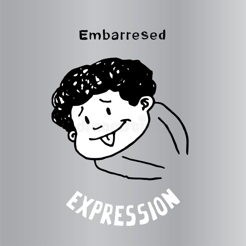 Be Embarrassed Illustration Stock Illustration - Illustration of ...