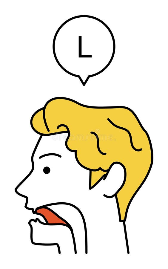 Illustration of Tongue Movement for English Conversation and R ...