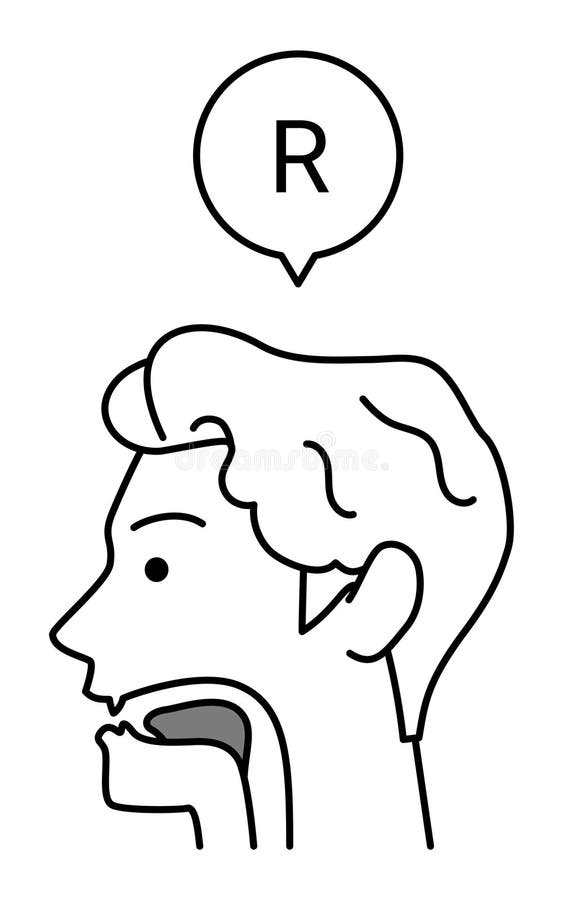 Illustration of Tongue Movement for English Conversation and R ...