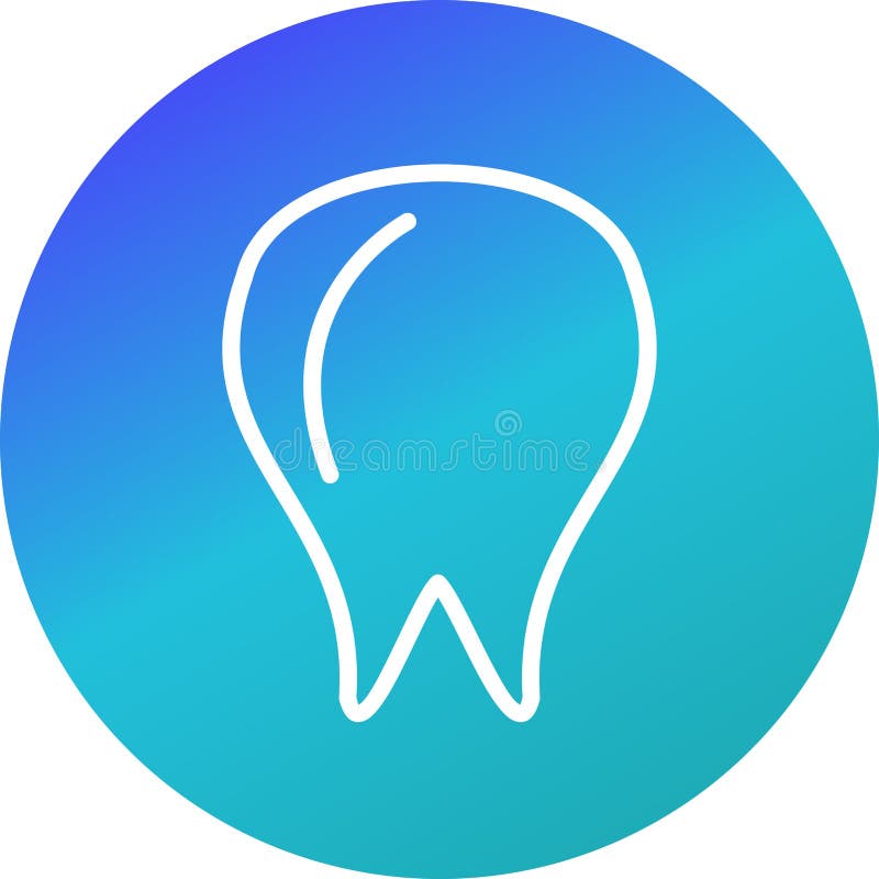 Illustration Tooth Icon for Personal and Commercial Use. Stock ...