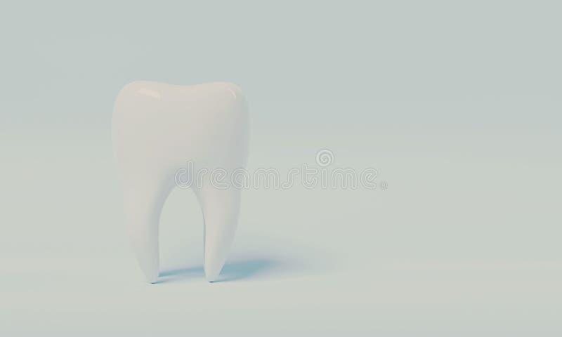 Illustration of a Tooth on an Isolated Background Stock Illustration ...