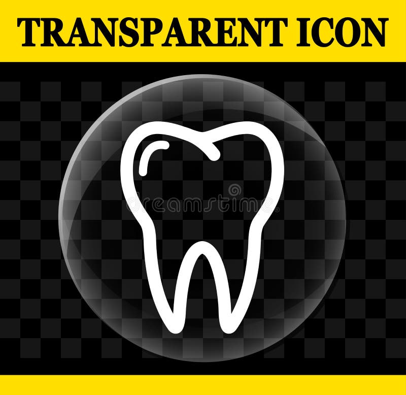 Tooth Vector Circle Transparent Icon Stock Vector - Illustration of ...