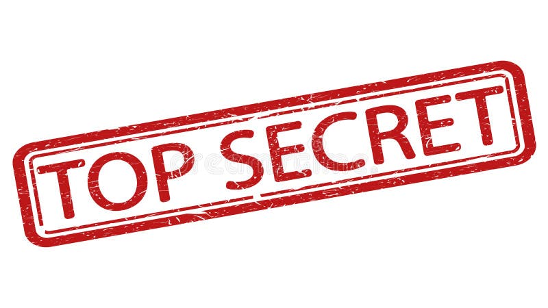 Vector Illustration of Top Secret Red Stamp. Stock Vector ...