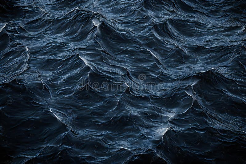 Top View of Dark Water Texture with Ripples and Waves, Simple Dark ...