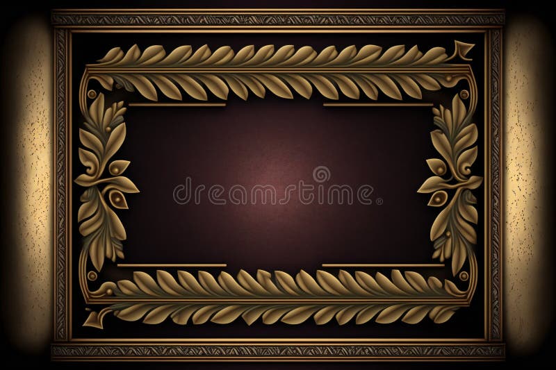 Traditional Border, Digital Illustration Artwork, Hand Drawn & Artistic ...