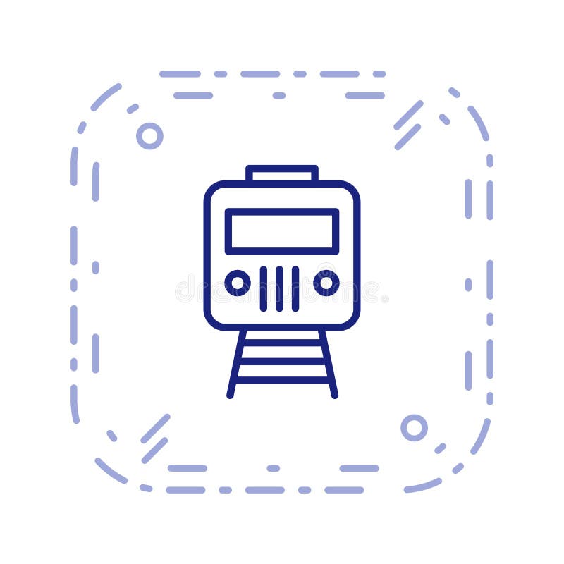 Illustration Train Icon for Personal and Commercial Use. Stock ...