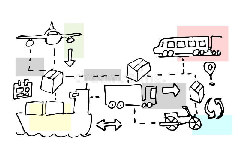 Illustration Logistics Movements Stock Illustrations – 22 Illustration ...