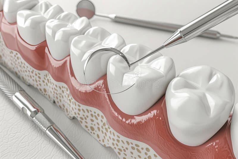 An Illustration of the Treatment of Gum Recession Using a Soft Tissue ...