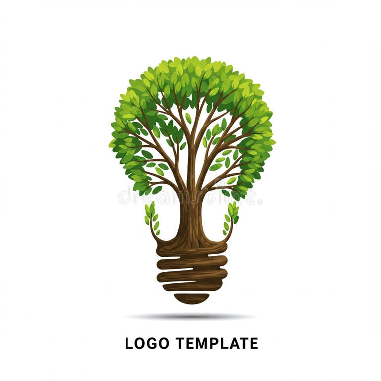 Illustration of a Tree Whose Trunk and Roots are Creatively Shaped Like ...