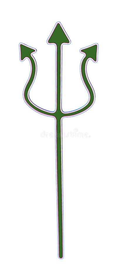 Illustration of the Trident Stock Illustration - Illustration of ...