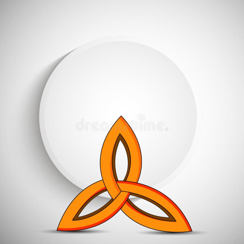 Illustration of Trinity Sunday Background Stock Vector - Illustration ...