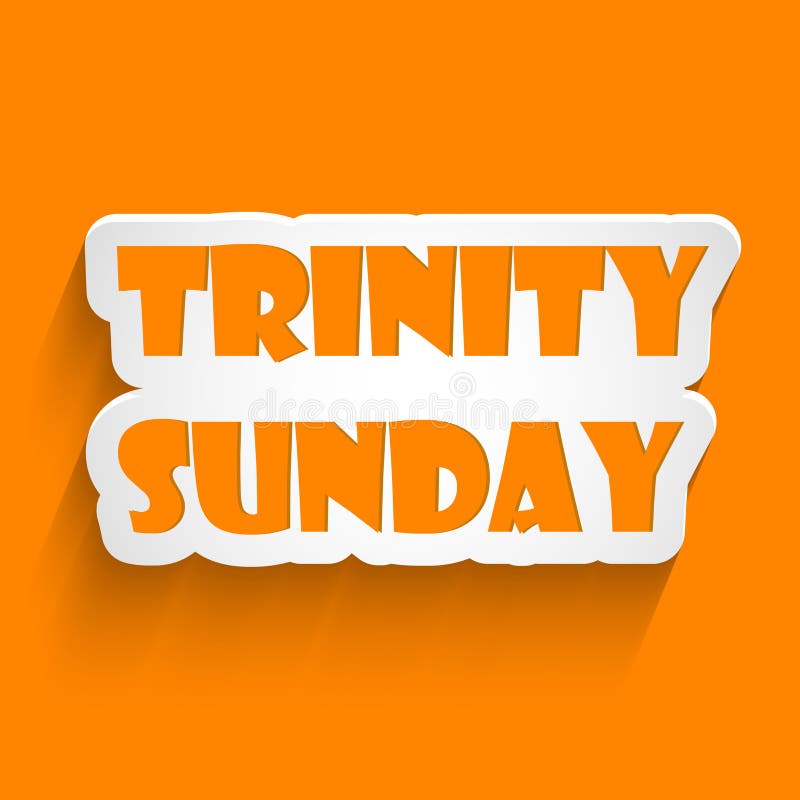 Illustration of Trinity Sunday Background Stock Vector - Illustration ...
