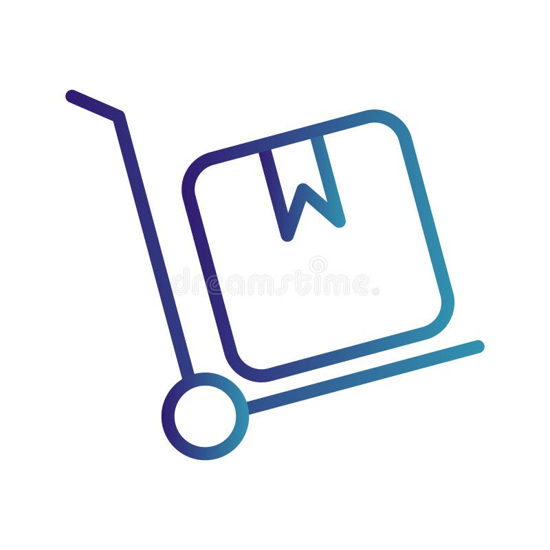 Illustration Trolley Icon for Personal and Commercial Use. Stock ...