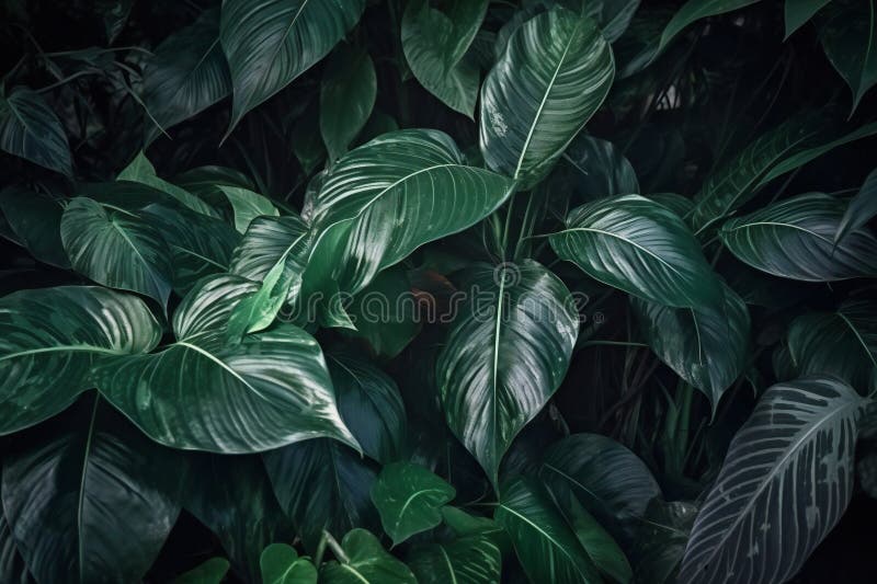 Tropical Foliage Texture Background, Nature, Plants and Trees Stock ...
