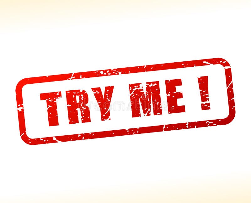 Try Me Stock Illustrations – 307 Try Me Stock Illustrations, Vectors ...