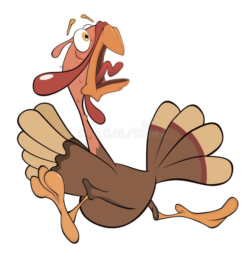 Cartoon Scared Turkey Stock Illustrations – 140 Cartoon Scared Turkey ...