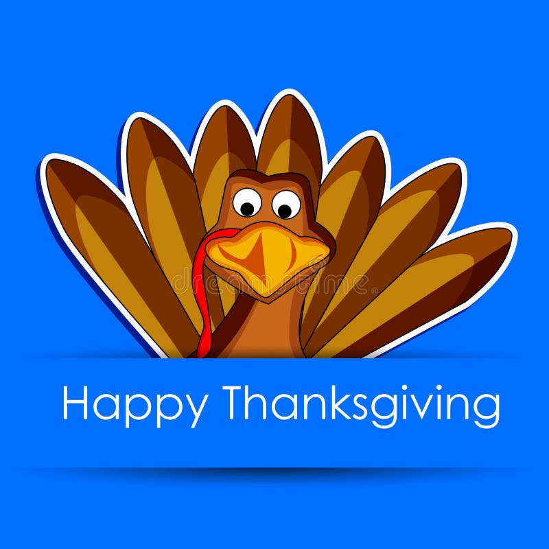 Happy Thanksgiving Blue Background Stock Illustrations – 1,502 Happy ...