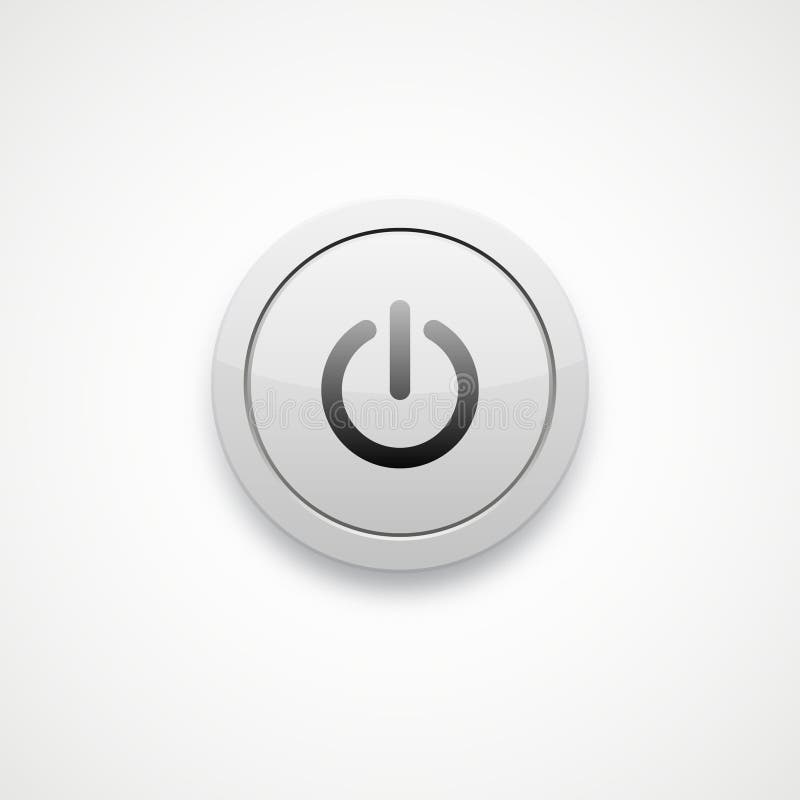 Turn on off button stock illustration. Illustration of press - 18432276