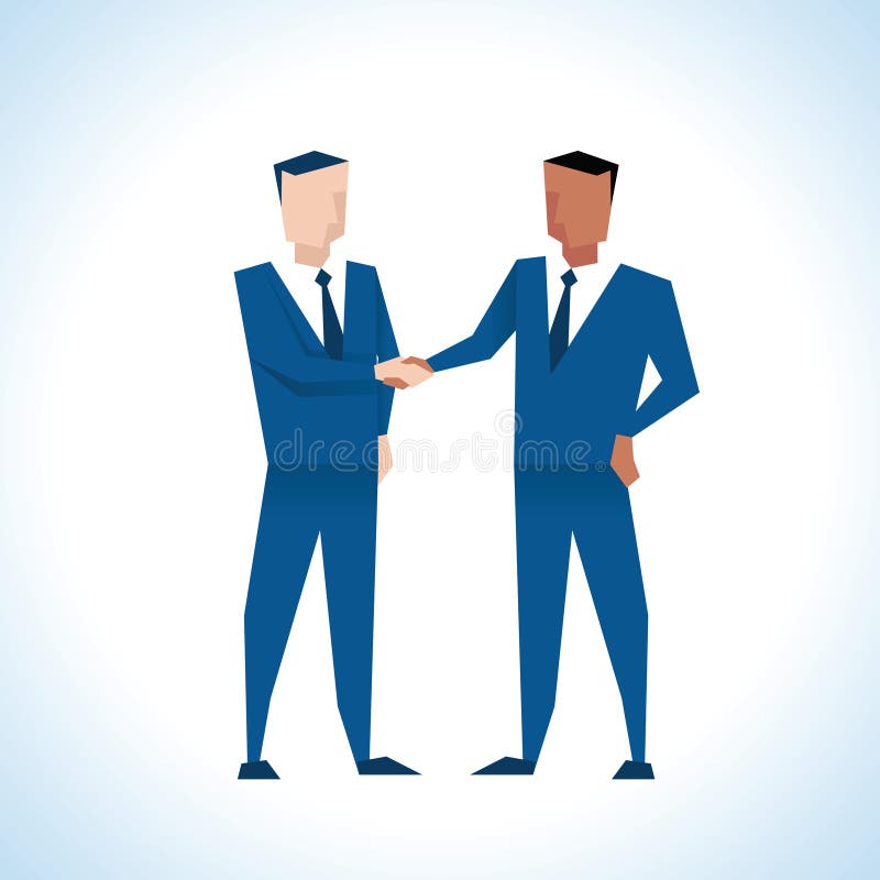 Two People Shaking Hands Cartoon Stock Illustrations – 954 Two People ...