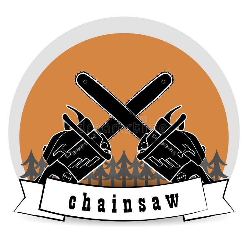 Chainsaws Chain Logo Stock Illustrations – 7 Chainsaws Chain Logo Stock ...