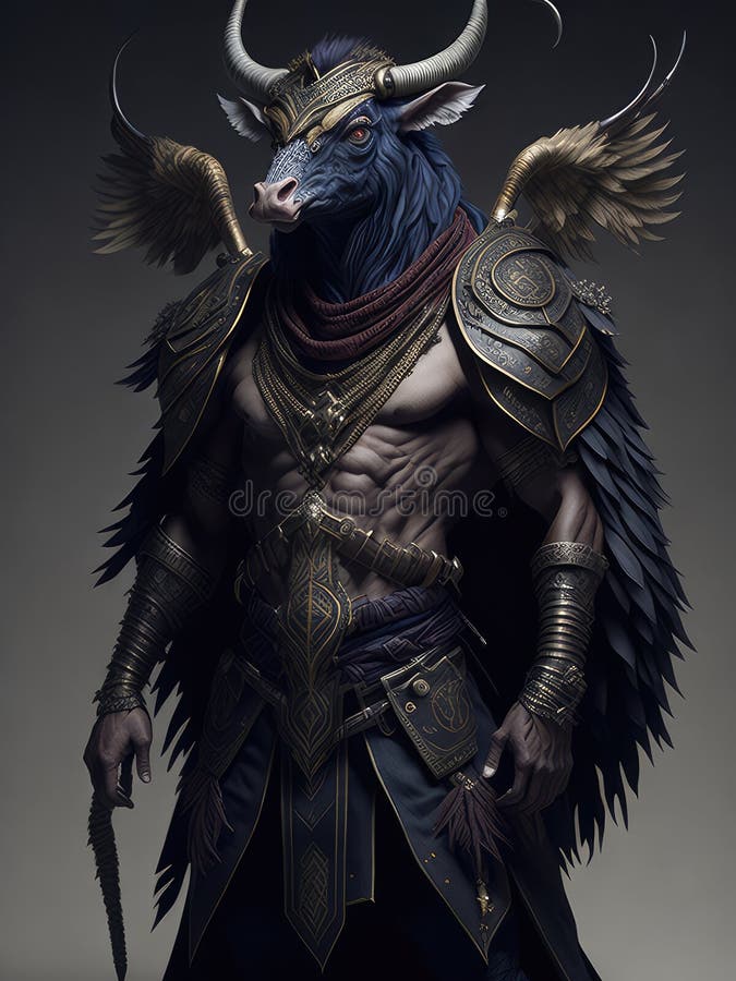 Illustration of Two Creatures Wearing Different Coloured Capes Created ...