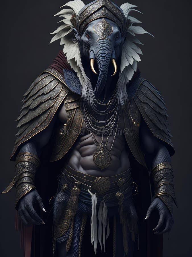 Illustration of Two Creatures Wearing Different Coloured Capes Created ...