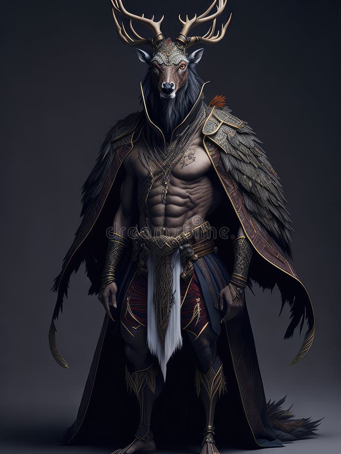 Illustration of Two Creatures Wearing Different Coloured Capes Created ...