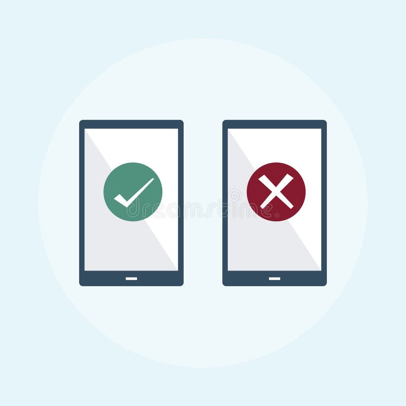 Set of digital tablets stock illustration. Illustration of display ...