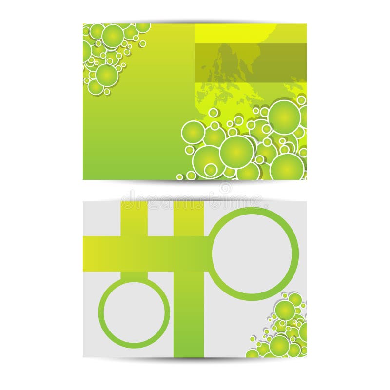 Illustration of Two-fold Business Brochure. Stock Vector - Illustration ...