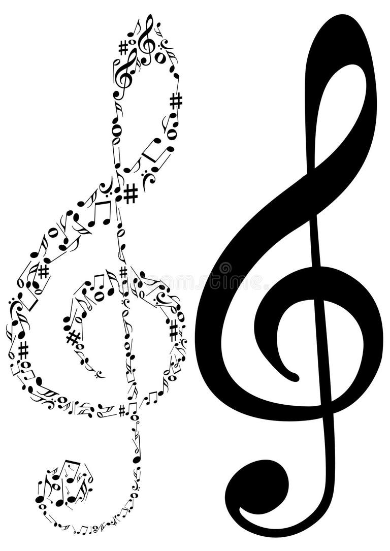 Music G Note Stock Illustrations – 763 Music G Note Stock Illustrations ...