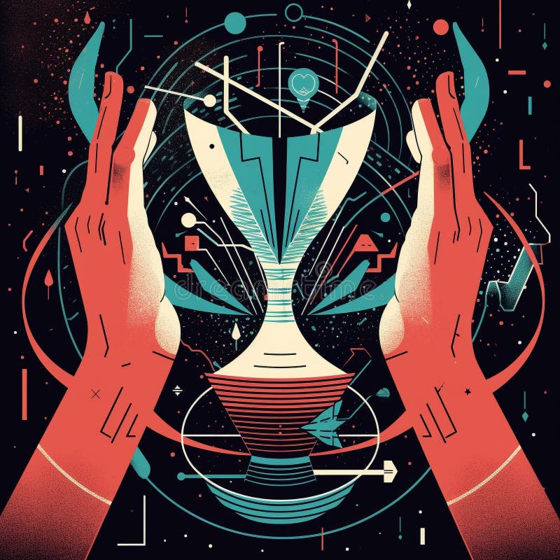 Hands in Harmony stock illustration. Illustration of collaboration ...