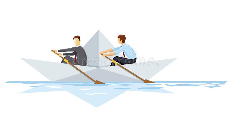Rowing Together Stock Illustrations – 617 Rowing Together Stock ...