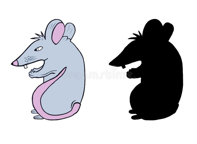 Rats Silhouette Stock Illustrations – 488 Rats Silhouette Stock ...