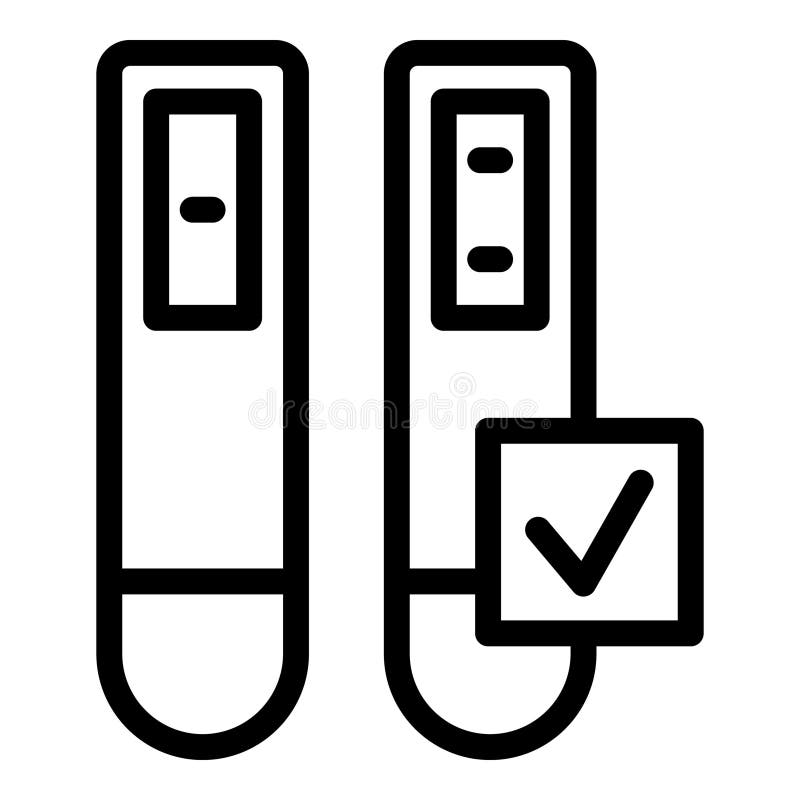 Usb Flash Drives with Check Mark Icon Stock Illustration - Illustration ...
