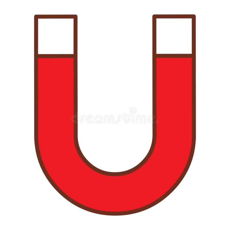 Illustration of an U Magnetic Stock Vector - Illustration of icon ...