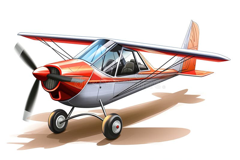 Illustration of Ultralight Aircraft. Generative AI Stock Illustration ...