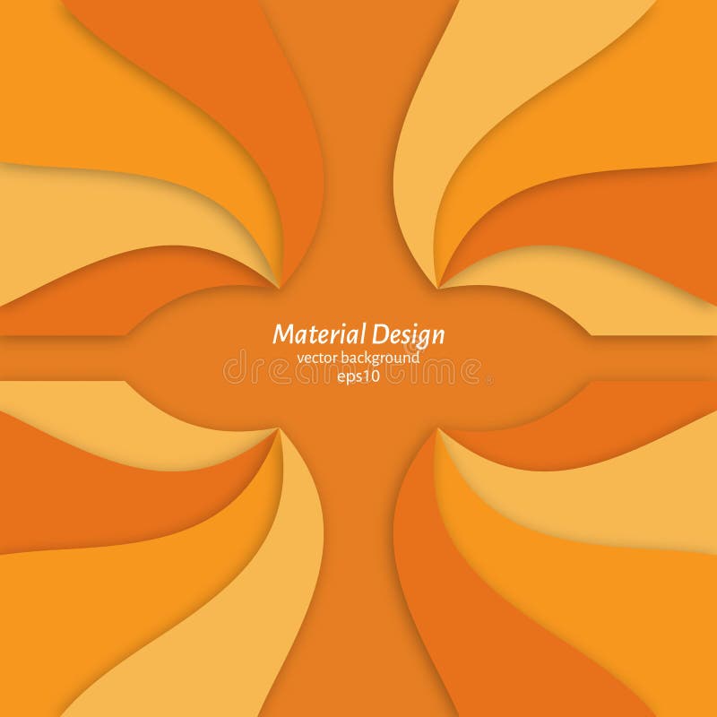 Illustration of Unusual Modern Material Design Vector Background Stock ...
