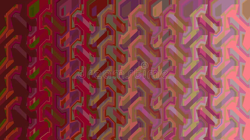 Illustration Unusual Red Drawing Interesting Abstract Pink Background ...