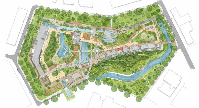 Park Plan Stock Illustrations – 24,059 Park Plan Stock Illustrations ...