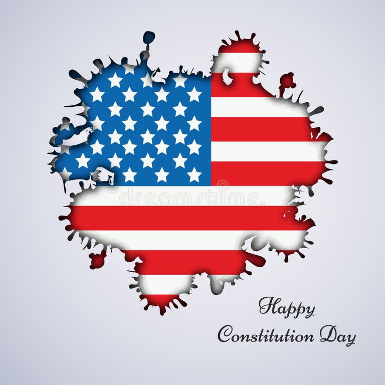 Illustration of USA Constitution Day Background Stock Vector ...